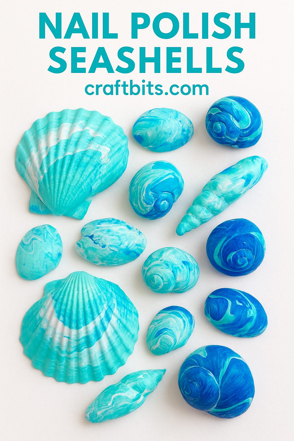 Nail Polish Seashells — CraftBits.com