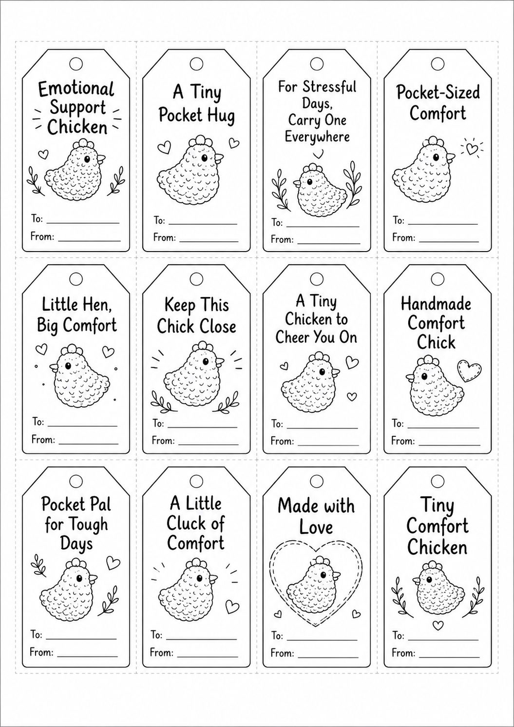 Emotional Support Pocket Chicken Knitting Pattern — CraftBits.com